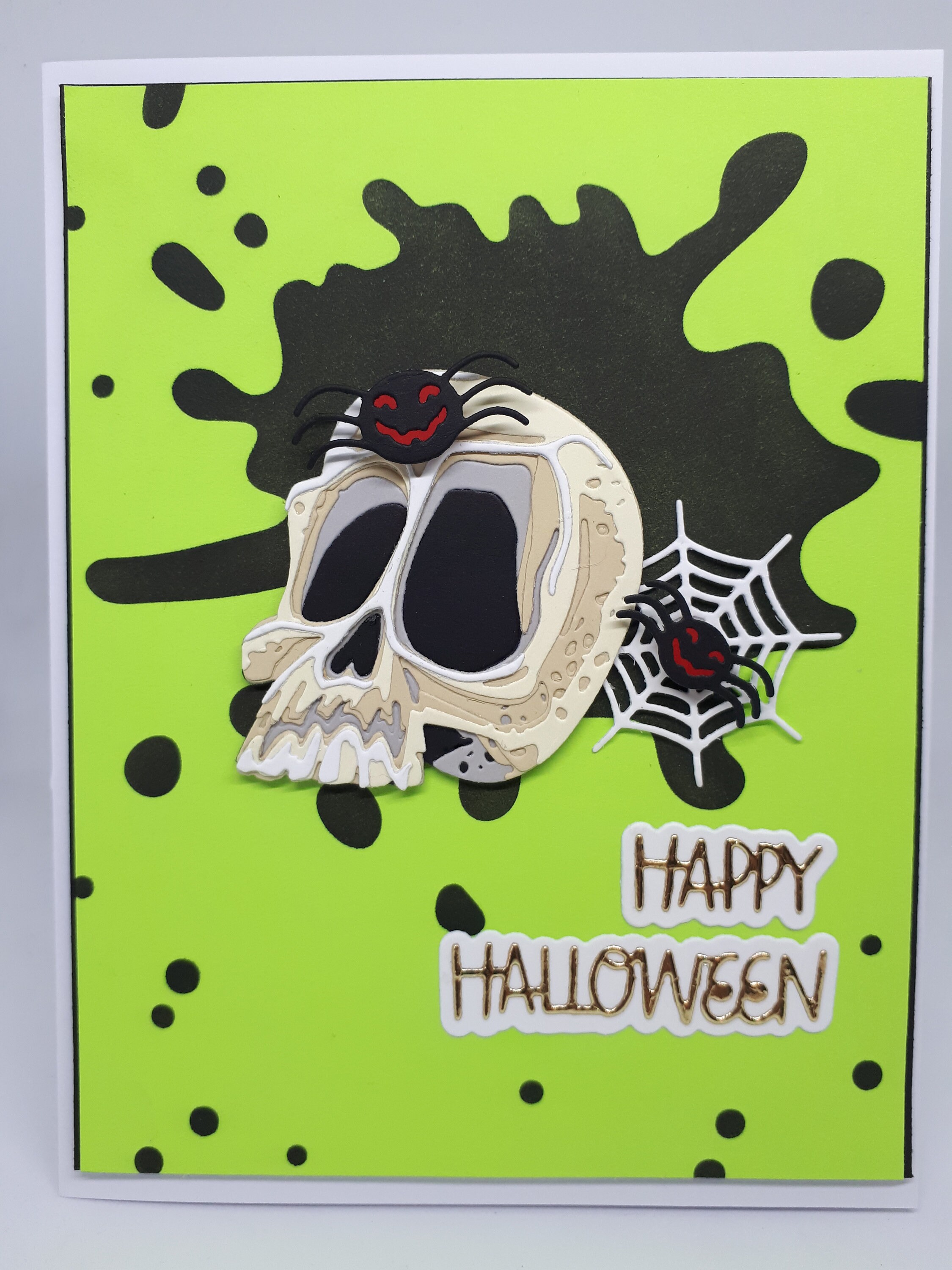 Halloween Cards, Skull Card, Wishes Cards, Pop-up Cards, 3D Cards, Gift ...