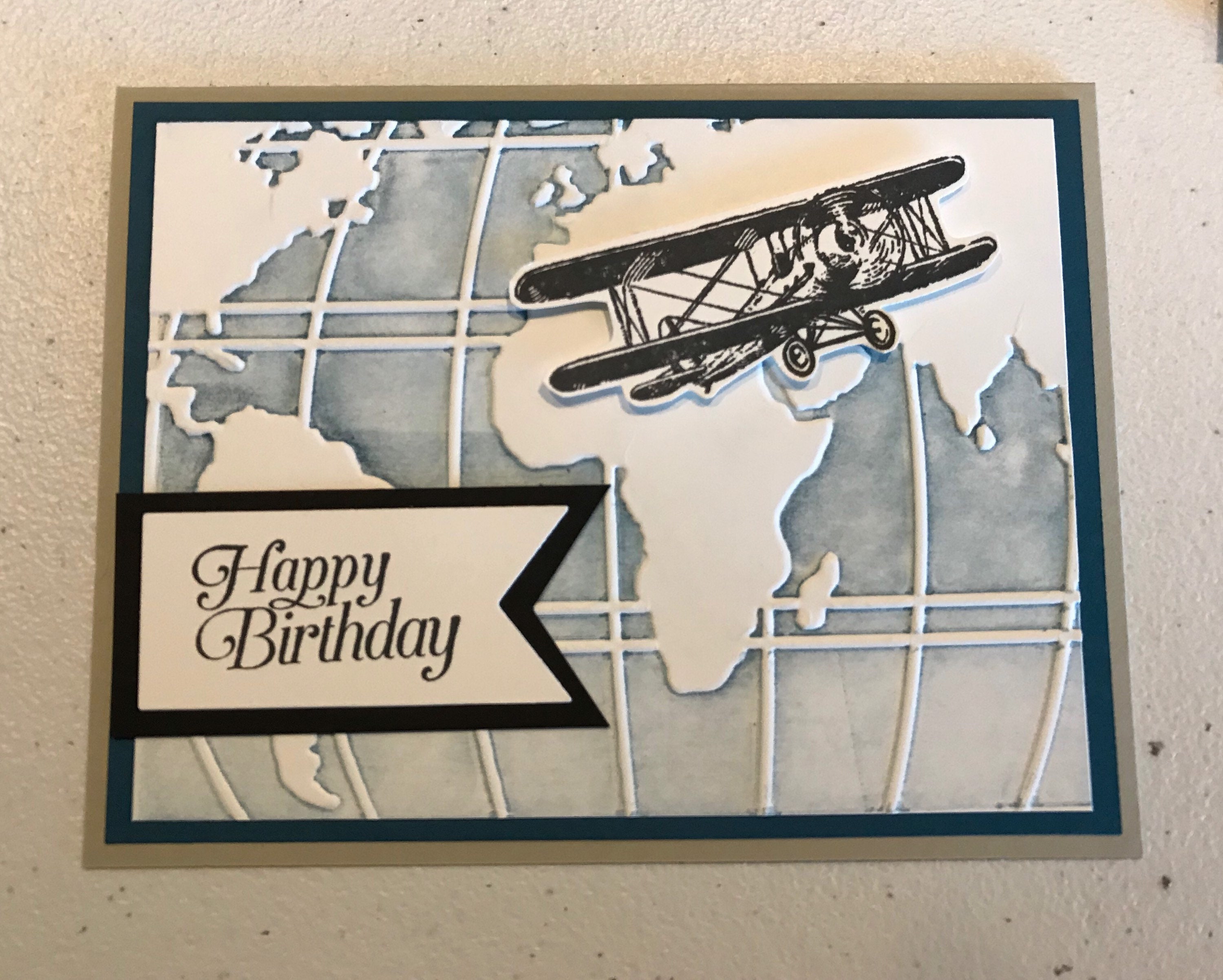 Airplane Birthday Card - Etsy