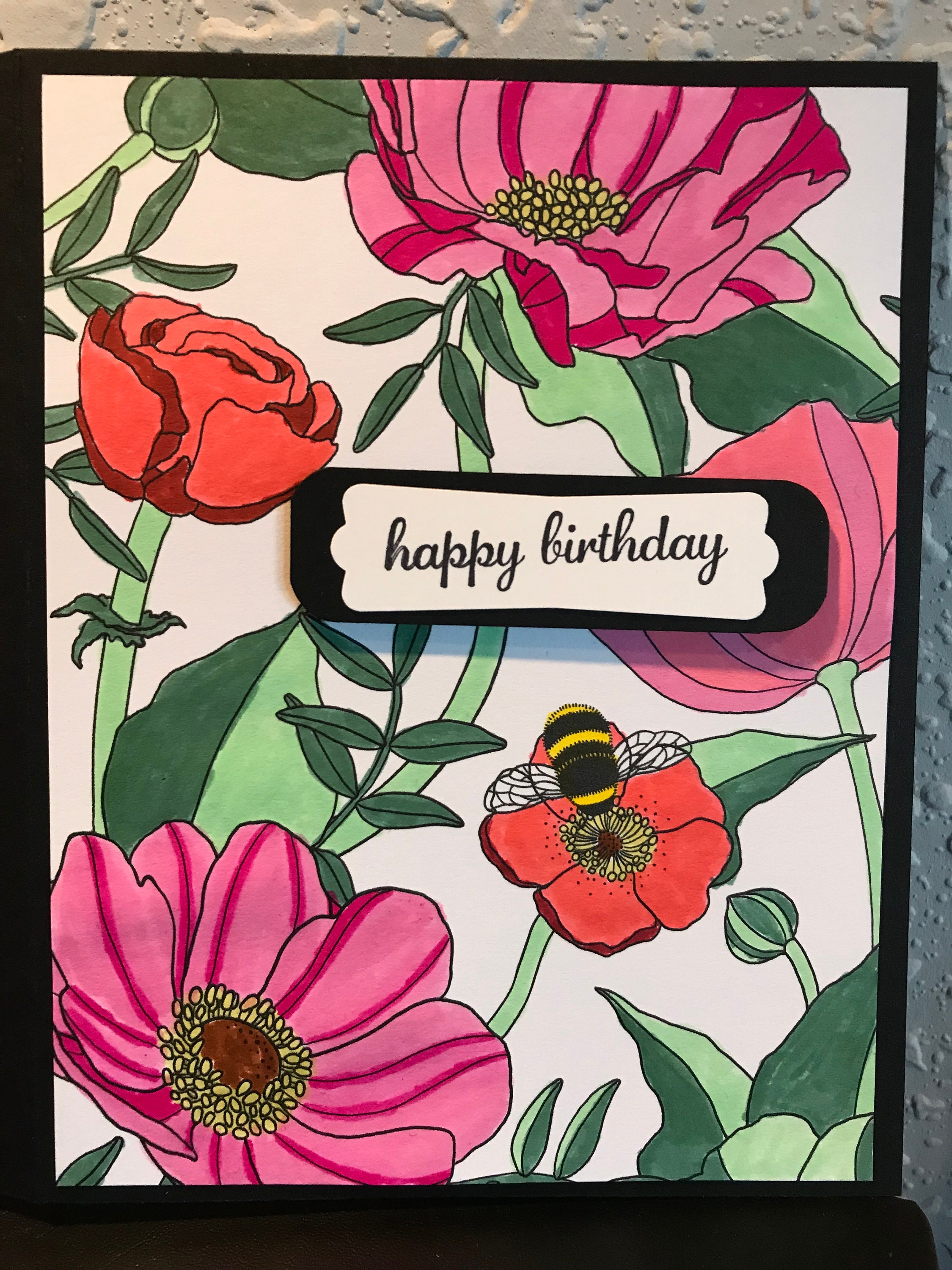 Color Yourself Greeting Card - Etsy