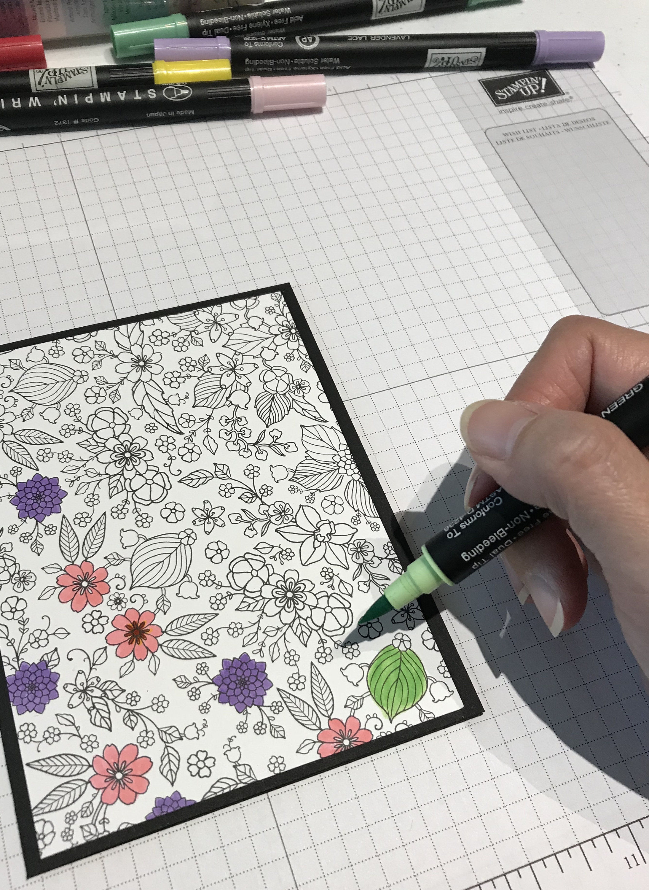 Color Yourself Greeting Card - Etsy