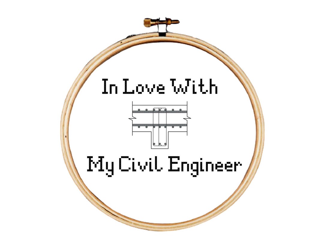 Valentine Cross Stitch Pattern, Civil Engineer Cross Stitch Pattern ...