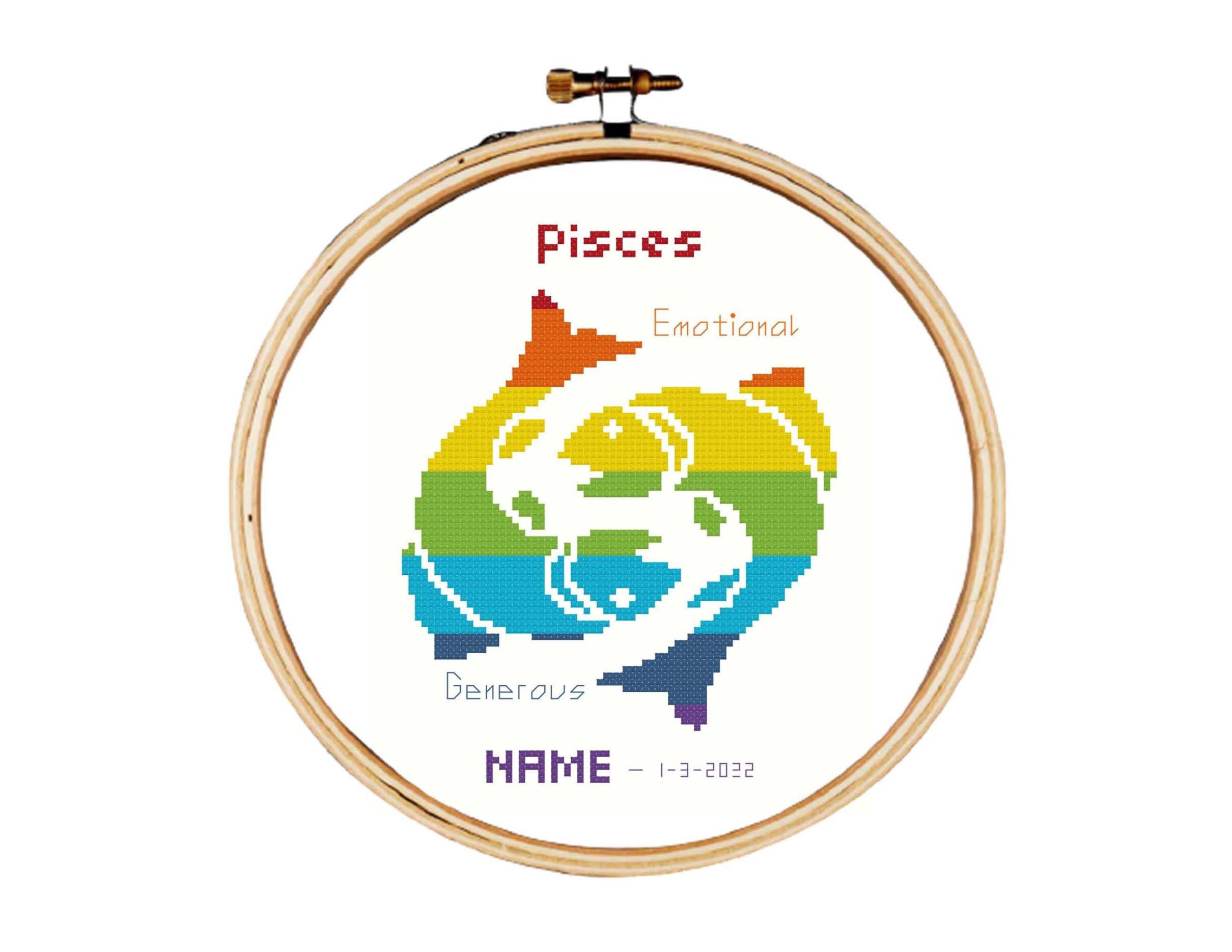 12 Zodiac Cross Stitch Patterns Twelve Zodiac Signs and - Etsy
