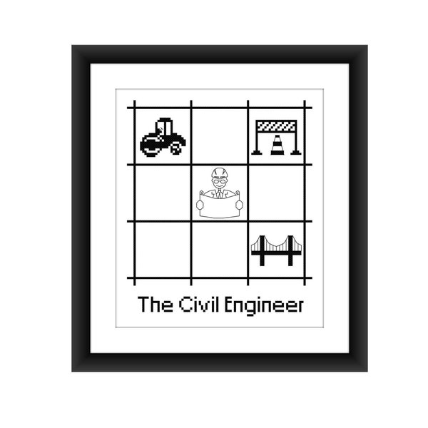 Engineer Cross Stitch - Etsy