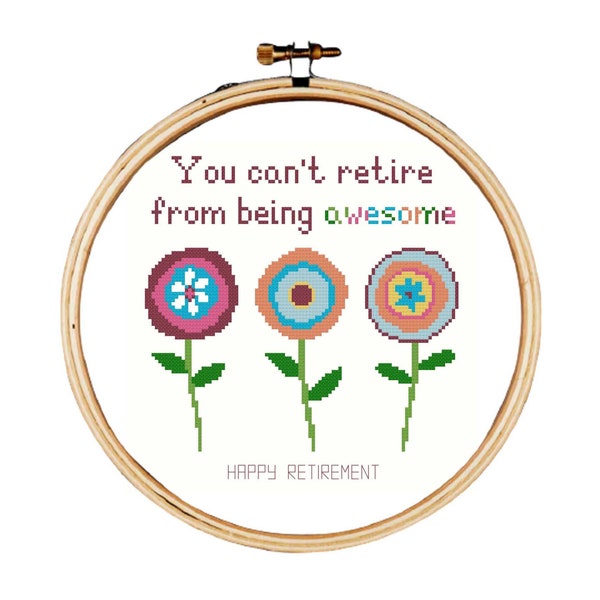 Retirement Cross Stitch Kits - Etsy