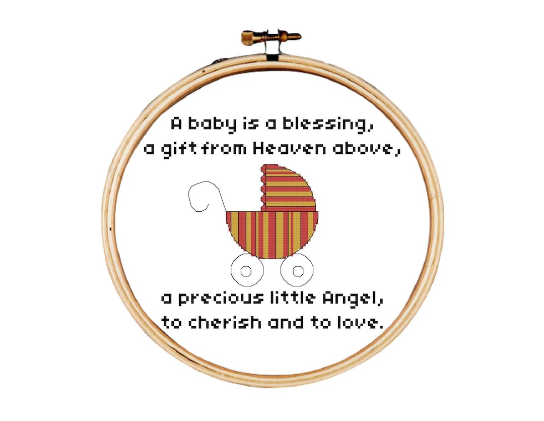 Newborn Cross Stitch Pattern, Baby Cross Stitch Pattern, Baby Sampler ...