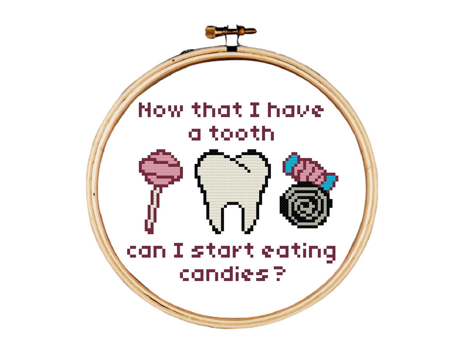 Baby First Tooth Cross Stitch Pattern Teething Cross Stitch - Etsy