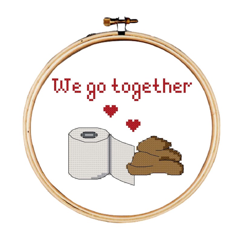 Poop Cross Stitch - Etsy