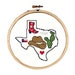 Texas Cross Stitch Pattern, Texas Map Cross Stitch Pattern, USA State ...