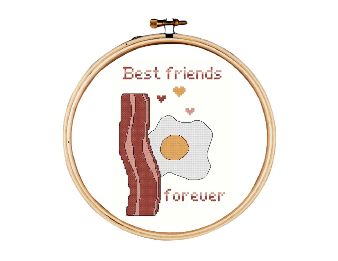 Best Friends Forever Cross Stitch Pattern, Best Friends Cross Stitch ...