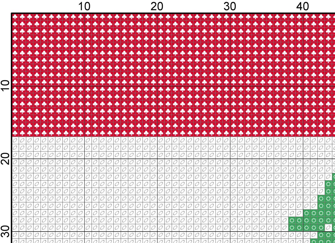Lebanon Flag Cross Stitch Pattern / Lebanese Flag Cross Stitch | Etsy