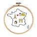 France Map Cross Stitch Pattern France Cross Stitch Pattern - Etsy