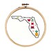 Florida Cross Stitch Pattern, Florida Map Cross Stitch Pattern, USA ...