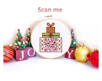 Last Christmas QR Code Cross Stitch Pattern, Plays Wham Song on Youtube ...