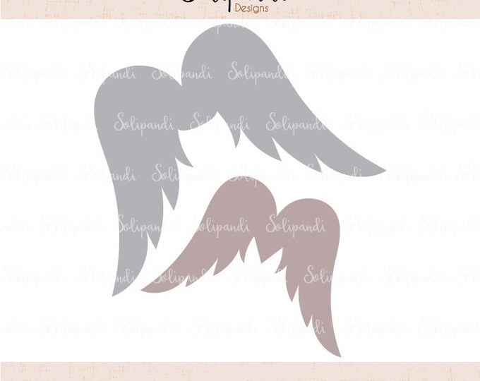 Wings SVG and DXF Cut Files for Cricut Silhouette Die - Etsy