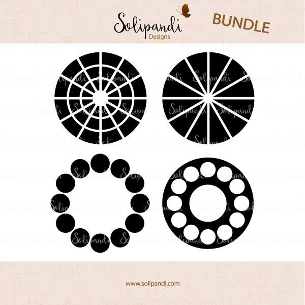 Clouds and Moon SVG and DXF Cut Files for Cricut, Silhouette, Die Cut ...