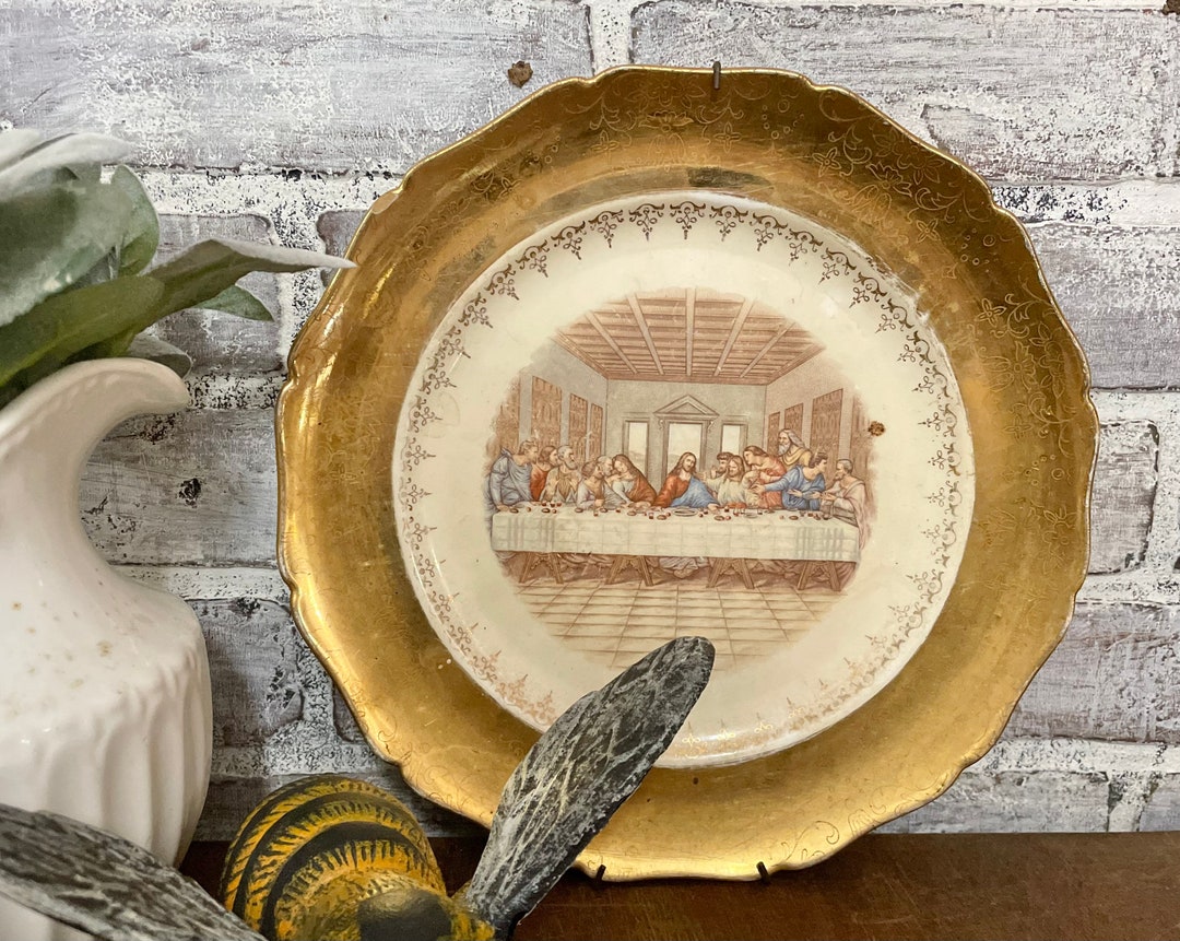 The Last Supper First Edition Warranted 22 Kt Gold Rimmed Vintage ...