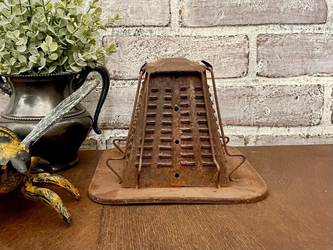 Metal Stovetop Toaster! Campfire Open Flame Bread Toaster! 4 Slice Knob ...