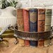 Instant Vignette Book Stack Set of 5 With Silver Plate Casserole Frame ...
