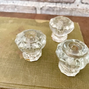 5 Antique Glass Drawer Knobs Antique Decorative Glass Cabinet Handles - Etsy