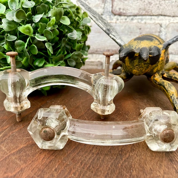 Glass Drawer Pulls - Etsy