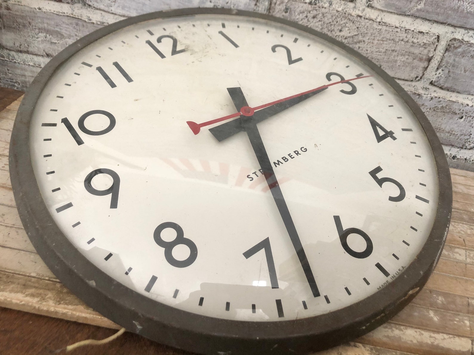 Stromberg School Wall Clock Boys PE Office Clock Industrial | Etsy