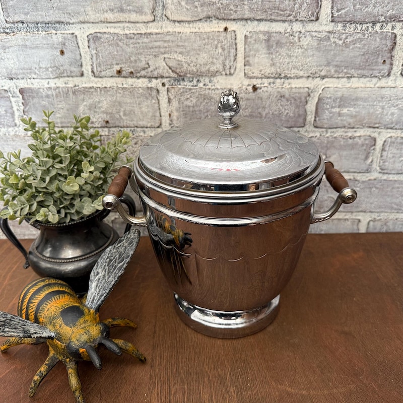 Ice Bucket Silver Plate - Etsy