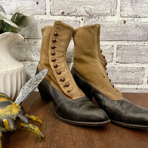 Mens Edwardian Button Boots - Etsy