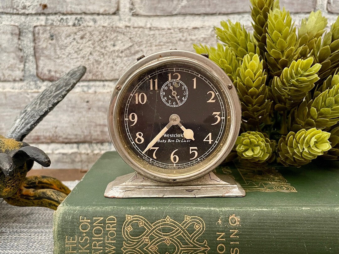 Westclox Baby Ben Deluxe Wind up Alarm Clock! Non Working! Vintage ...