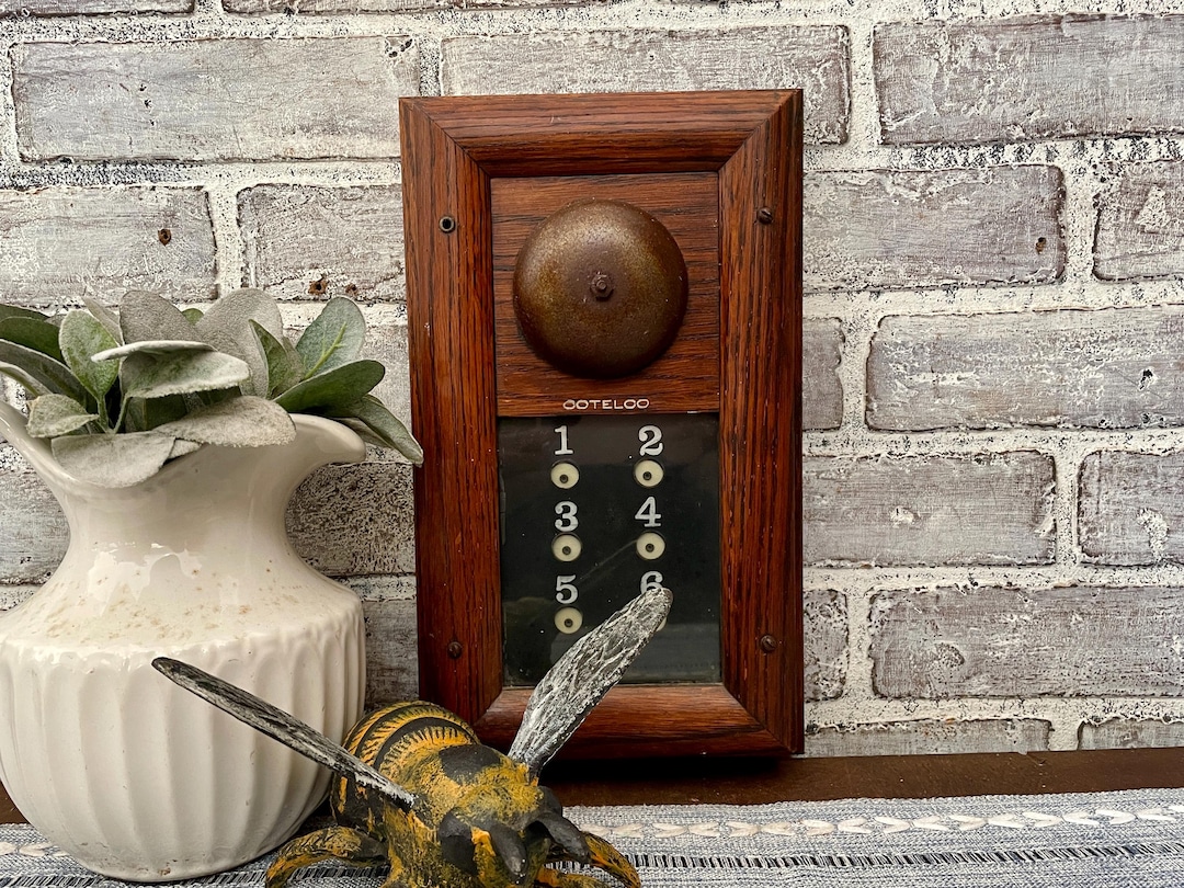 Cotelco Butler Call Wall Annunciator! Servants 6 Bell Call Board ...