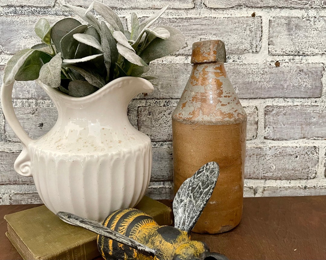Beer Bottle Crock! Two Tone Pottery Bottle! Home Brewery Decor! - Etsy
