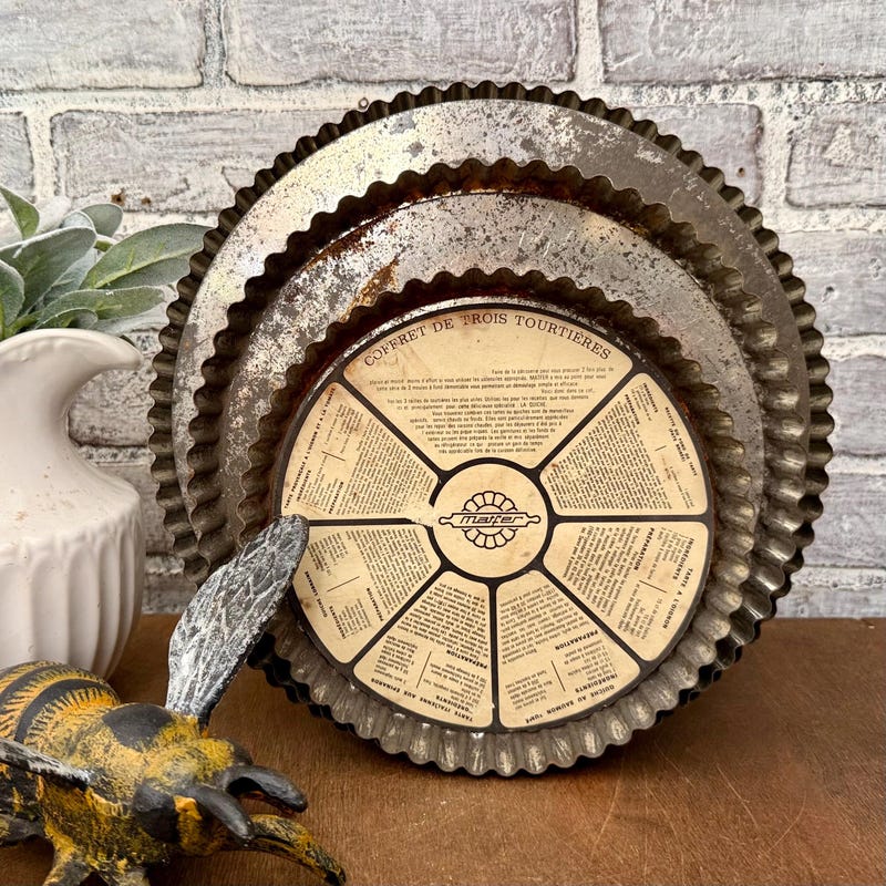 Vintage French Tart Pans - Etsy