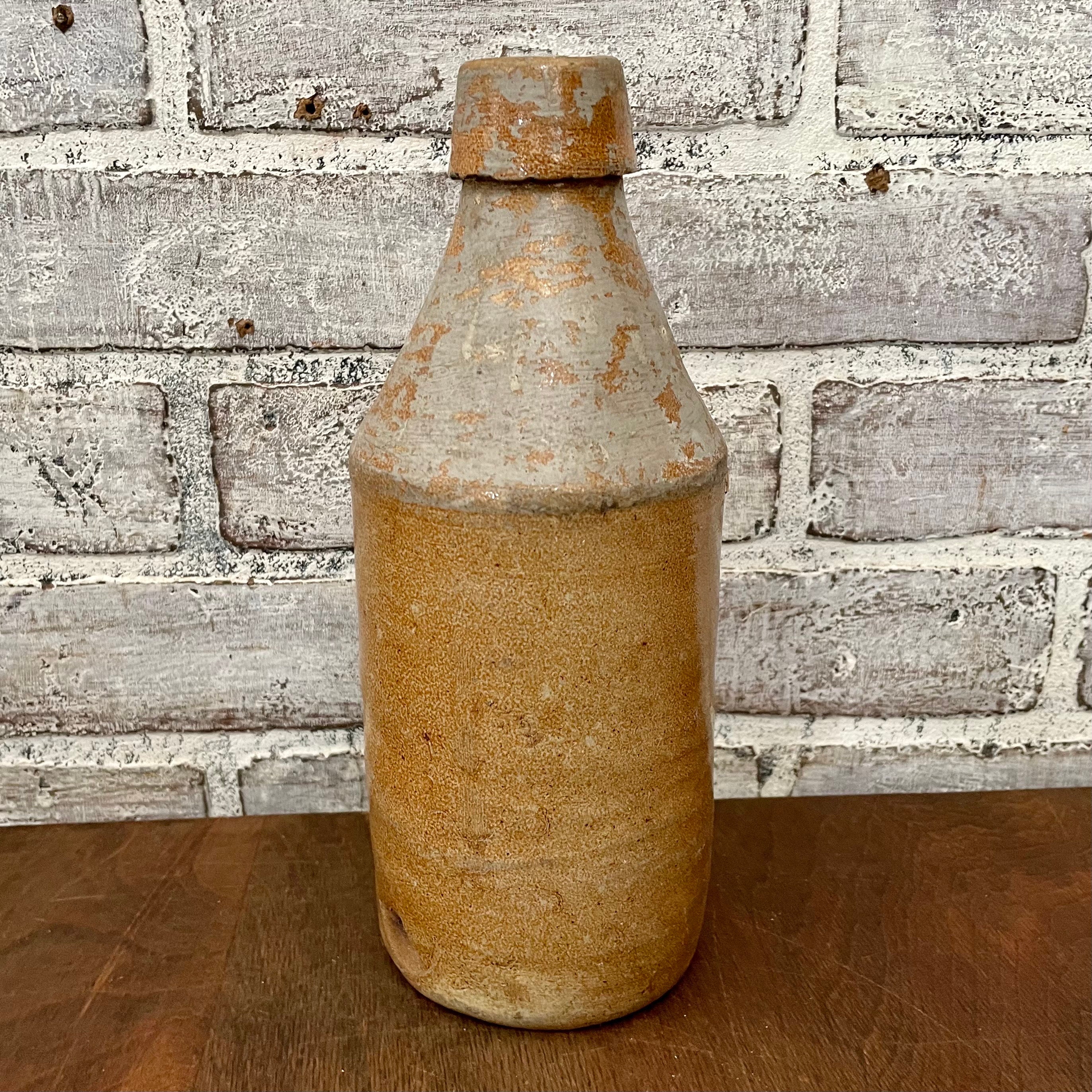 Beer Bottle Crock! Two Tone Pottery Bottle! Home Brewery Decor! - Etsy