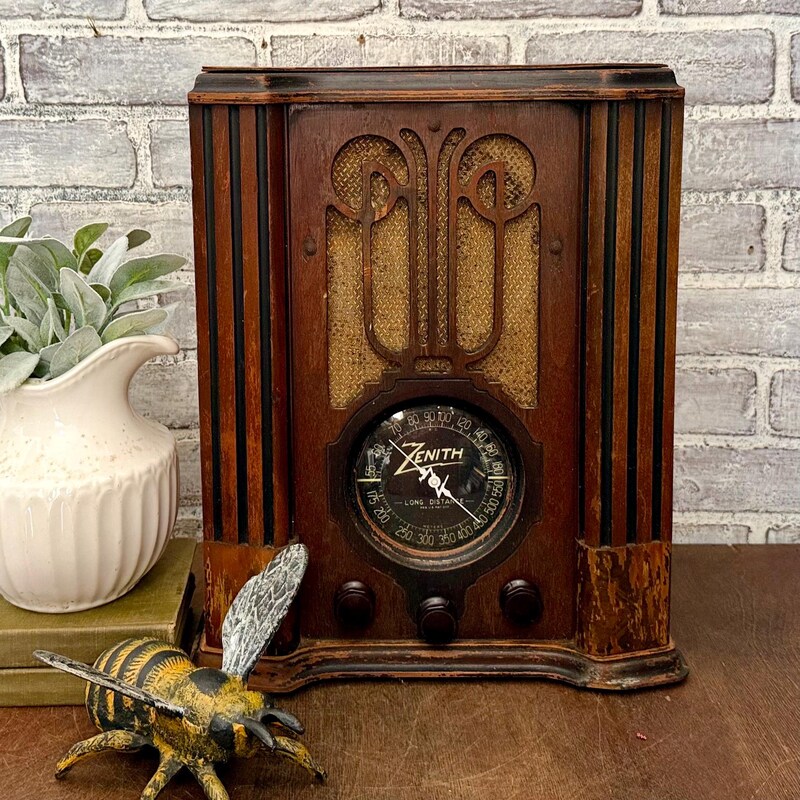 Antique Zenith Tube Radio - Etsy