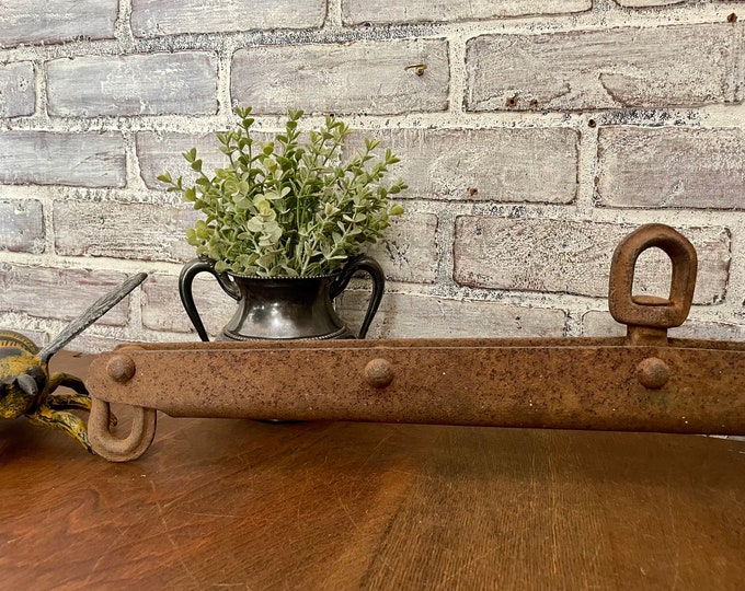 Antique Metal Single Tree Yoke Horse, Goat, Plow Animal Primitive ...