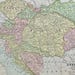 1887 Map of Austria and Germany: Antique Atlas Print - Etsy