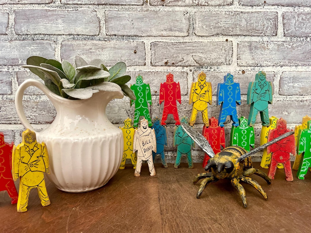 Bill Ding Stacking Clown Block Set! Creepy Clowns Vintage Crafting ...