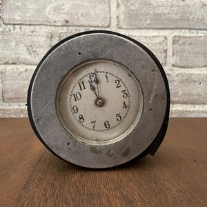 Lathem Watchman Clock! Security Guard Check in Clock! Leather Wrap! No ...