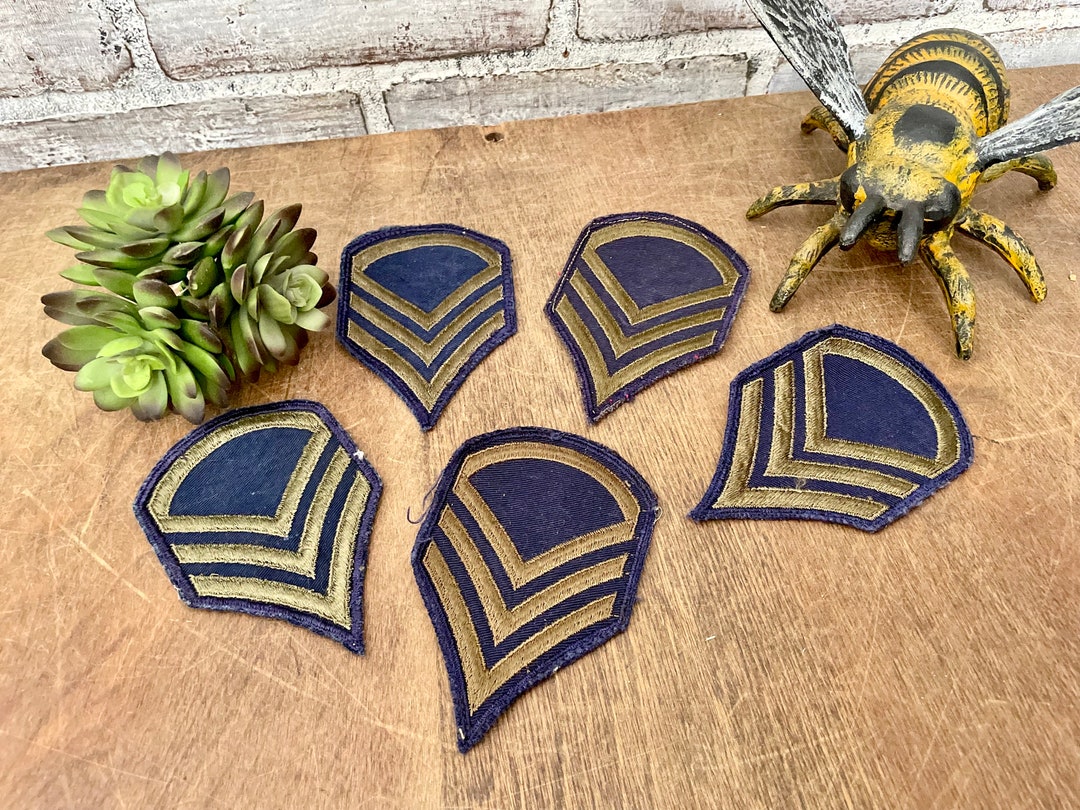 US Army Staff Sargeant Patches! Set of 5! Chevron! Vintage Military ...