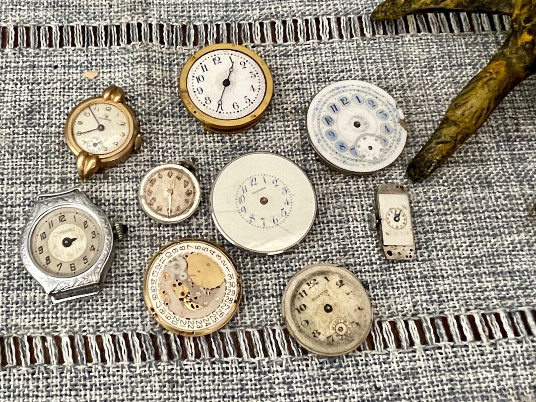 Crafting Watch Faces and Mechanisms! Vintage & Antique Watch Parts! - Etsy