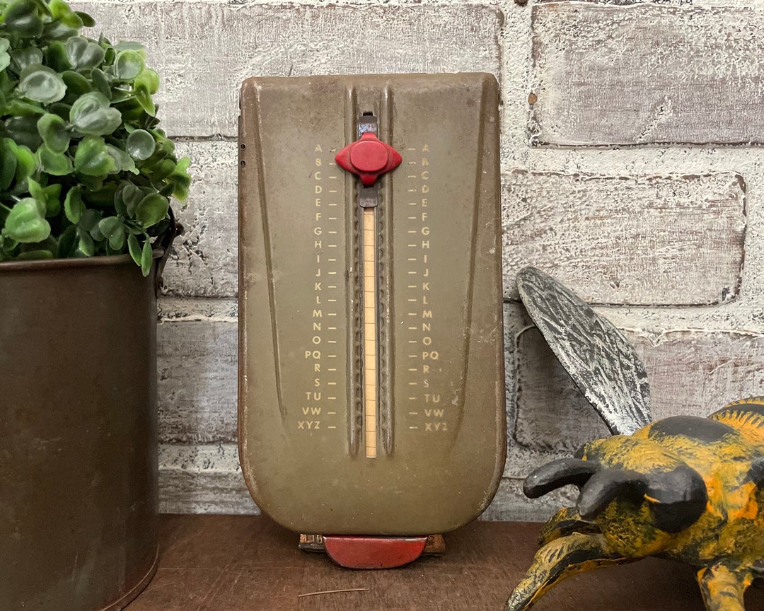 Vintage Zephyr Autodex Flip Address Book Rolodex - Etsy