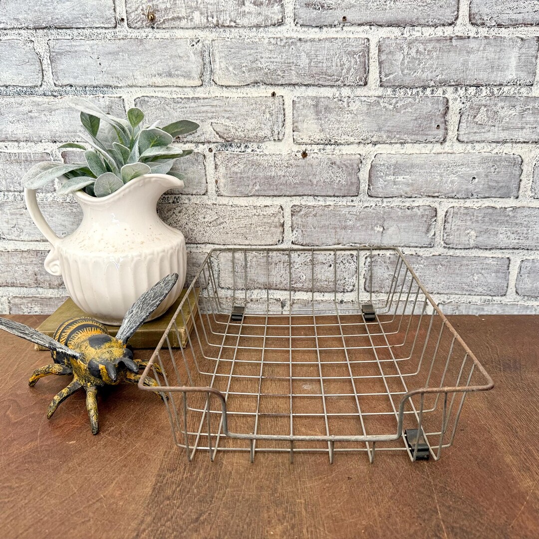 Vintage Wire File Organizing Desk Tray! Great Vintage Office Tray ...