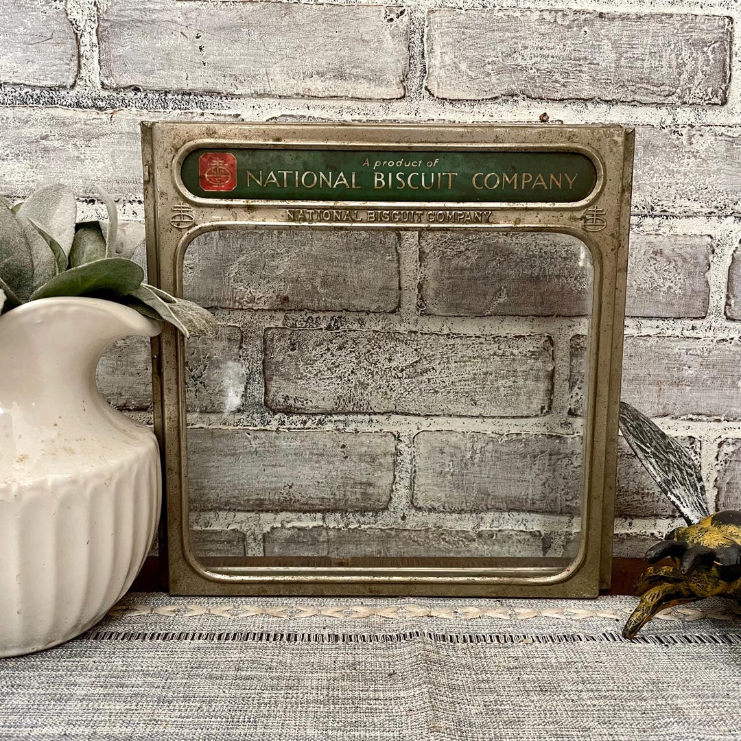 National Biscuit Company! Baked by Nabisco! Biscuit Box Frame Lid With ...