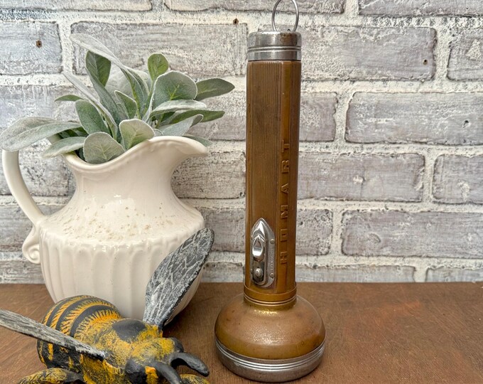 Homart Copper Flashlight - Vintage Lodge Cabin Decor - Etsy