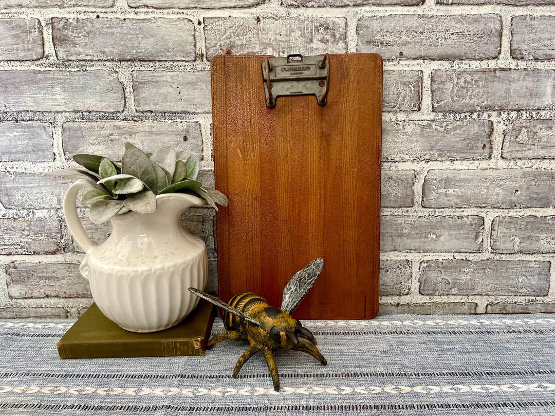 Favorite Wood 2 Hole Arch Clipboard! C&C Company! Antique Office ...