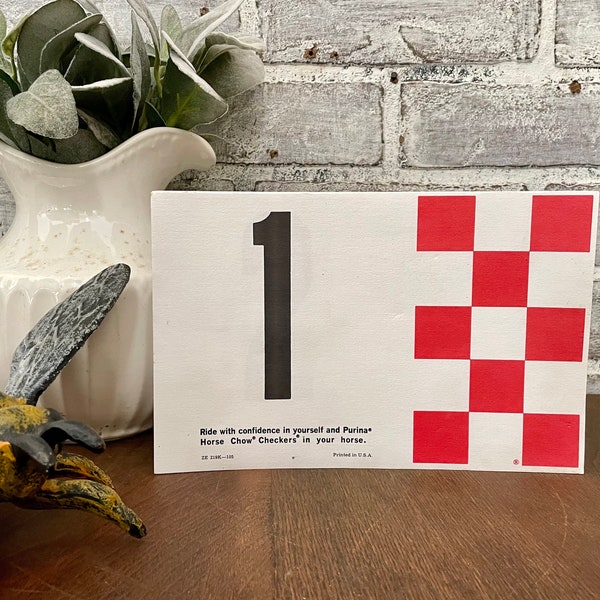Horse Show Numbers - Etsy