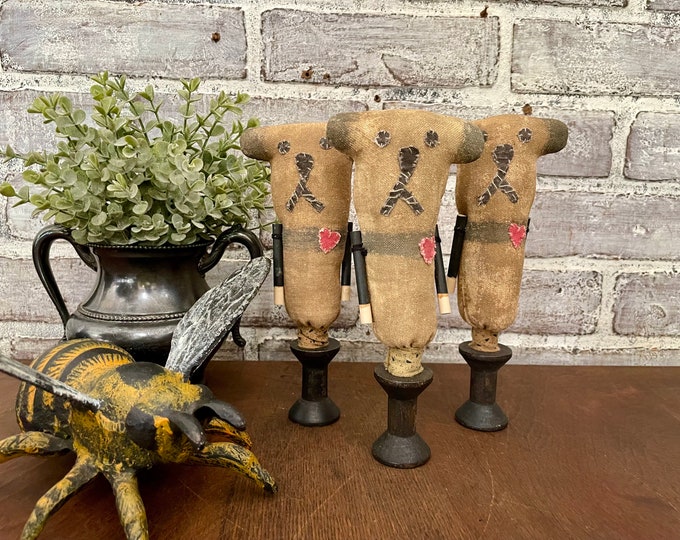 Primitive Stuffed Dogs! Standing Dog Dolls! Vintage Toy Dogs! - Etsy