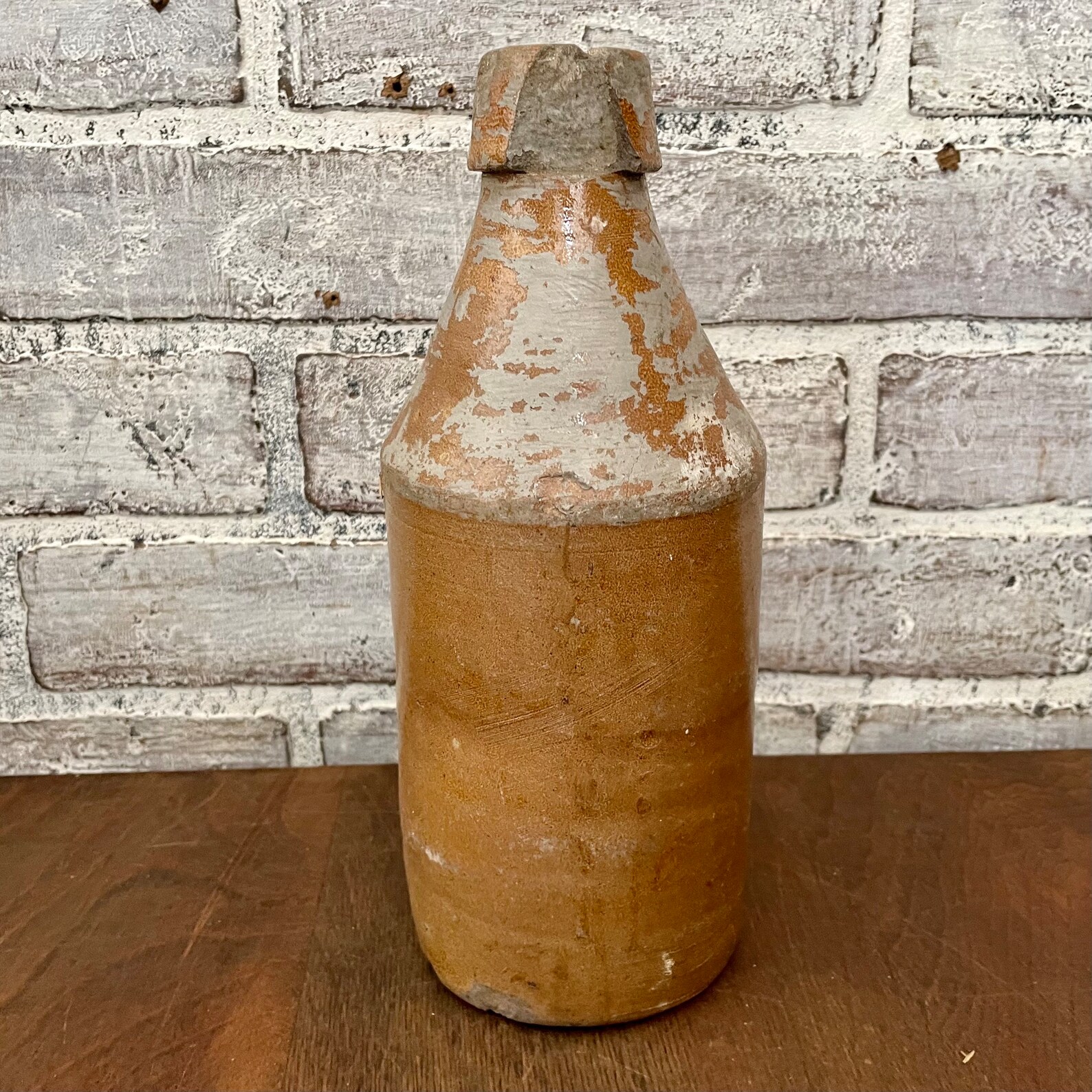 Beer Bottle Crock! Two Tone Pottery Bottle! Home Brewery Decor! - Etsy