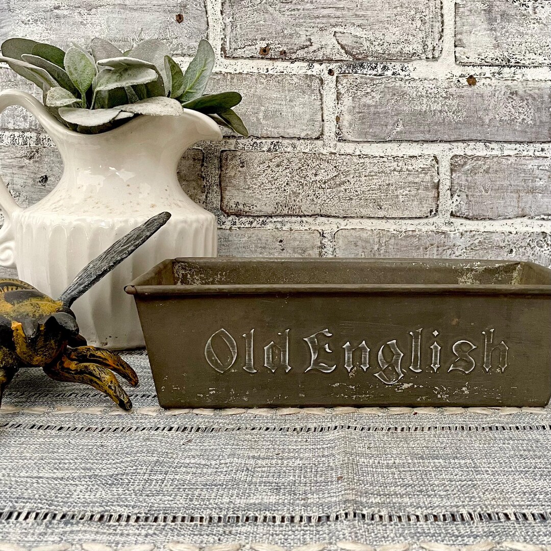 Old English Bread Loaf Baking Pan! Antique Kitchen Collectible! ECKO No ...