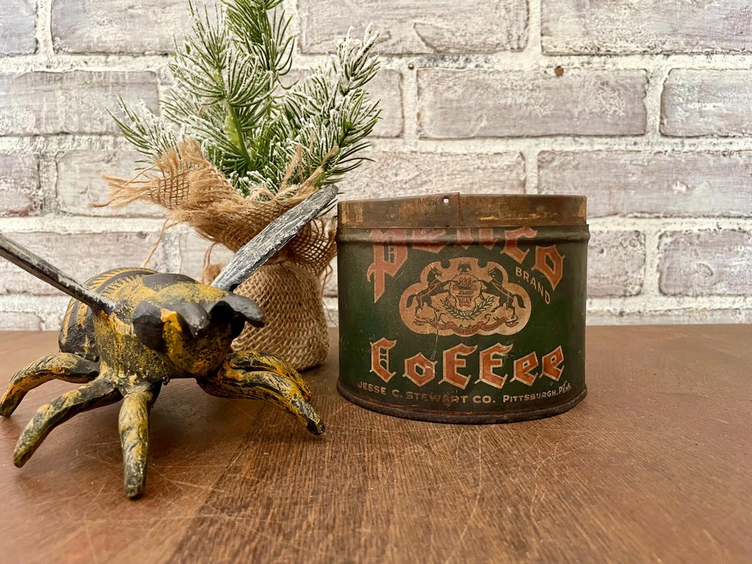 Penco Coffee Can Jesse C Stewart Co Pittsburgh, PA Vintage Farmhouse ...