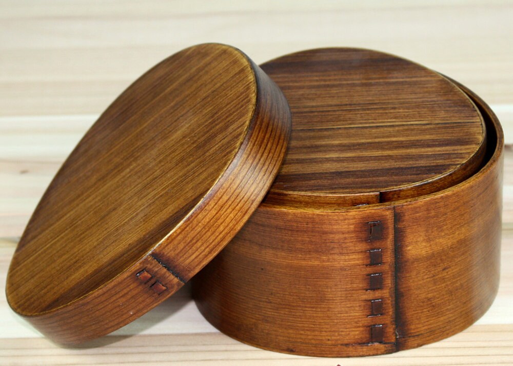 Set of 2 TRIANGULAR Personalized Handmade Japanese Bento Lunch Box 650 ...